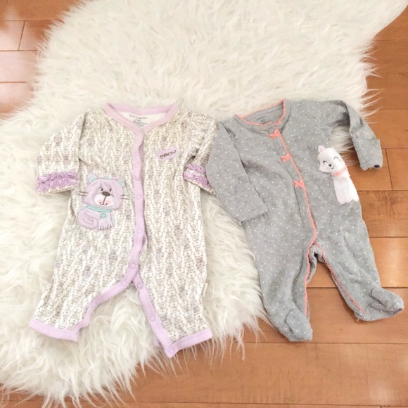 Carter's | One Pieces | Bundle 2 Newborn Girls One Piece | Poshmark